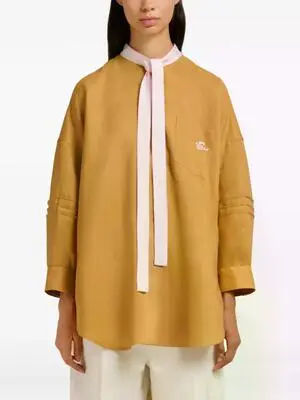 Marni Embroidered Logo Pocket Shirt