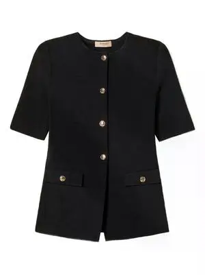 TWINSET Button-up Cardigan With Gold-tone Buttons