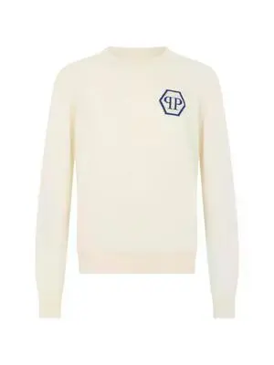 Philipp Plein Jacquard Hexagon Cashmere Knitwear