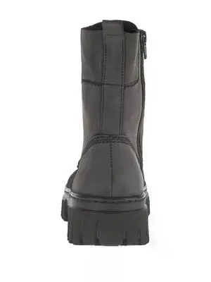 Gabor Chunky-sole Lace-up Boots - Grey
