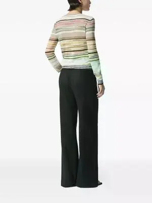 Missoni Striped Crew-neck Sweater - Neutrals