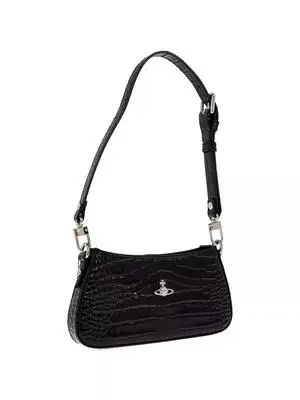 VIVIENNE WESTWOOD Embossed Orb Detail Tote Bag - Black