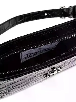 VIVIENNE WESTWOOD Embossed Orb Detail Tote Bag - Black