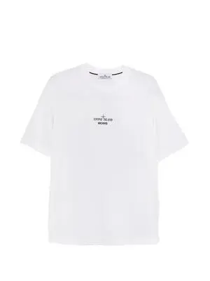 Stone Island Logo-print T-shirt - White