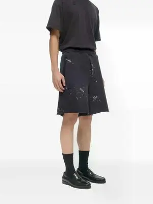 DOMREBEL Paint-splatter Sweatshorts