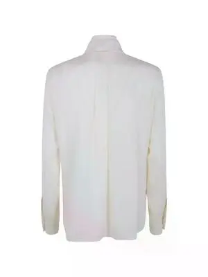 Max Mara Tie-neck Shirt - Neutrals