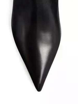 Khaite Bella Heel Boots - Black