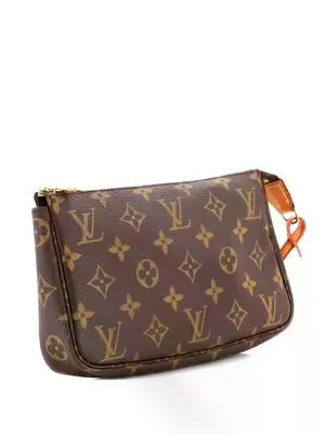 LOUIS VUITTON Monogram Canvas Pochette Accessoires - Brown