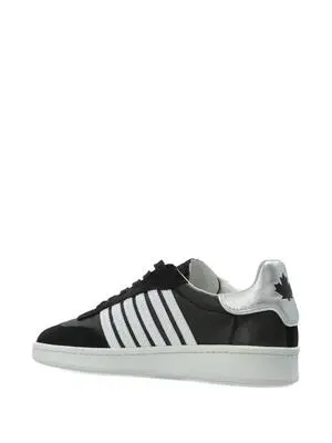 Dsquared2 Lace-up Striped Sneakers - Black