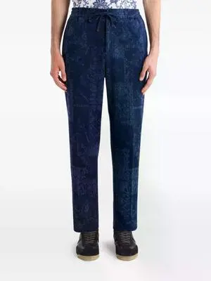 Etro Floral Jacquard Trousers