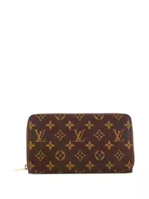 LOUIS VUITTON Zippy Wallet Monogram Canvas Small Wallets - Brown