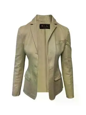 Loro Piana Herringbone Single-breasted Blazer