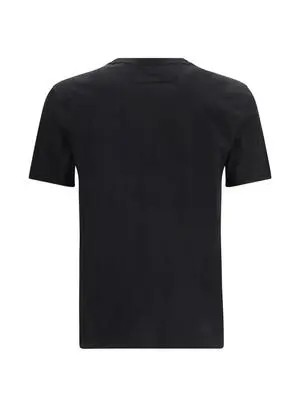Zegna Crewneck Logo T-shirt - Black