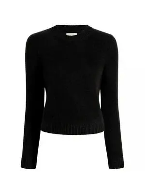 Khaite Leta Crewneck Knitwear - Black
