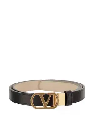Valentino Garavani Vlogo Reversible Belt - Black