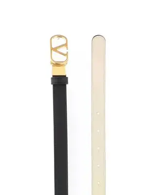 Valentino Garavani Vlogo Reversible Belt - Black