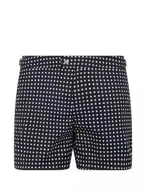 TOM FORD Polka Dot Swim Shorts - Blue