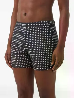 TOM FORD Polka Dot Swim Shorts - Blue