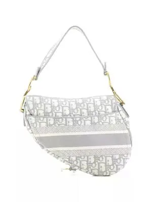 Dior Saddle Handbag Oblique Canvas Medium