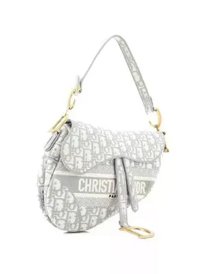 Dior Saddle Handbag Oblique Canvas Medium