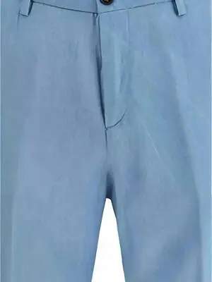CRUNA Flat Front Trousers - Blue
