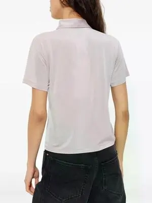 MAISON MARGIELA Buttoned Polo Top - Grey