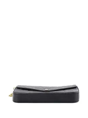 LOUIS VUITTON Felicie Pochette Monogram Empreinte Leather Crossbody Bag