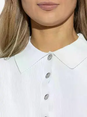 Michael Kors Buttoned Collared Top