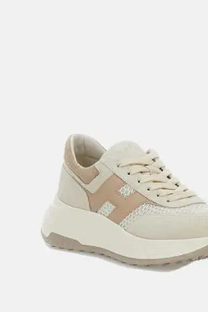 Hogan H669 H Laced Fabric - Beige