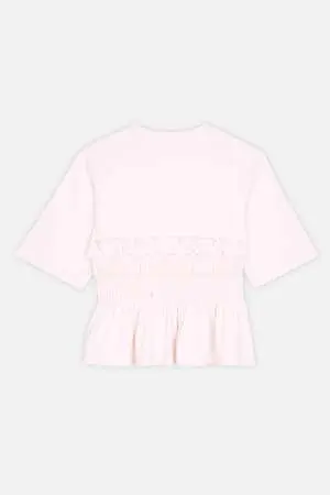 Cecilie Bahnsen Vilde Jersey T-shirt - Rose