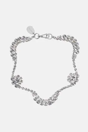 Simone Rocha Floral Sepal Necklace - Silver
