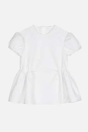 Cecilie Bahnsen Chiara Iris Jacquard Top - White