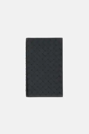 Bottega Veneta Woven Travel Case Black