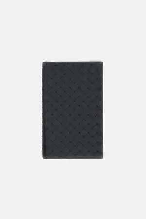 Bottega Veneta ASTUCCIO DA VIAGGIO INTRECCIATO Nero