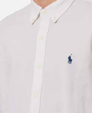 Polo Ralph Lauren Camicia A Maniche Lunghe - Bianco