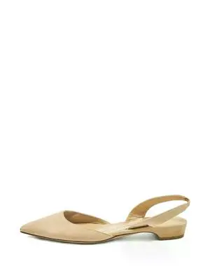PAUL ANDREW Rhea Suede Slingback Ballet Flat