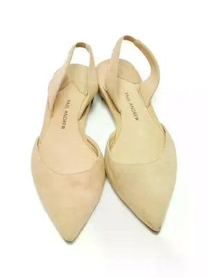 PAUL ANDREW Rhea Suede Slingback Ballet Flat