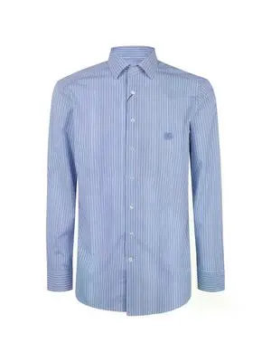 Etro Striped Long-sleeved Shirt - Blue