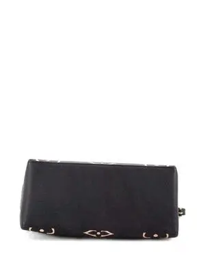 LOUIS VUITTON Petit Palais Handbag Bicolor Monogram Empreinte Giant Satchel - Black