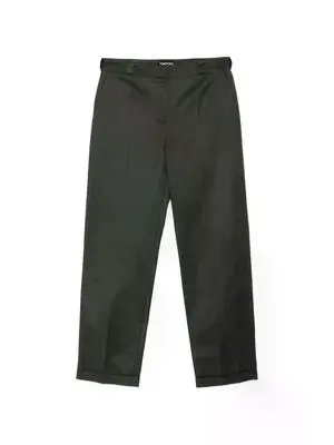 TOM FORD Pleated Folded-hem Trousers