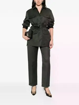 TOM FORD Pleated Folded-hem Trousers