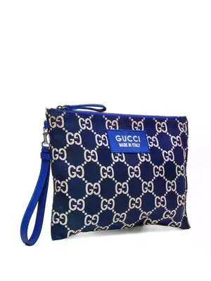 Gucci Gg-pattern Clutch Bag
