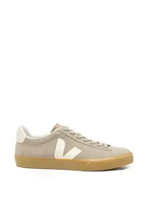 VEJA Campo Suede Lace-up Sneakers With Logo Patch