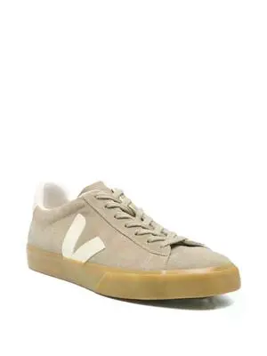 VEJA Campo Suede Lace-up Sneakers With Logo Patch