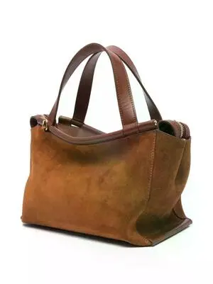 WANDLER Ida Suede Tote Bag - Brown