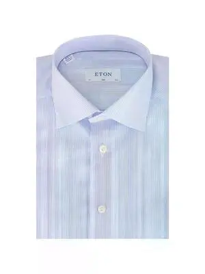 Eton Striped Shirt - Blue