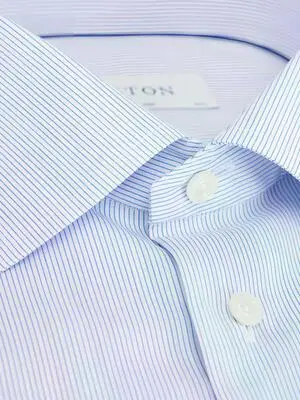 Eton Striped Shirt - Blue