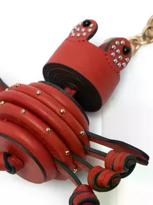 ANYA HINDMARCH Crab Charm Keyring - Red