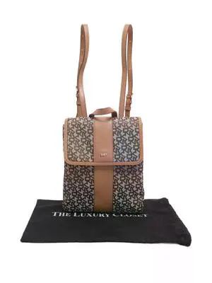 Dkny Canvas Panelled Backpack