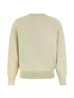 MARANT ETOILE Marisans Logo-intarsia Crew-neck Sweater - Grey